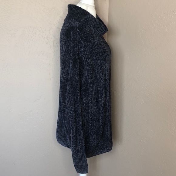 Zenana Outfitters | Sweaters | New Navy Chenille Cowl Neck Oversized ...